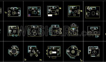 301. Free CAD MEP Drawings for Two Storey Residential House