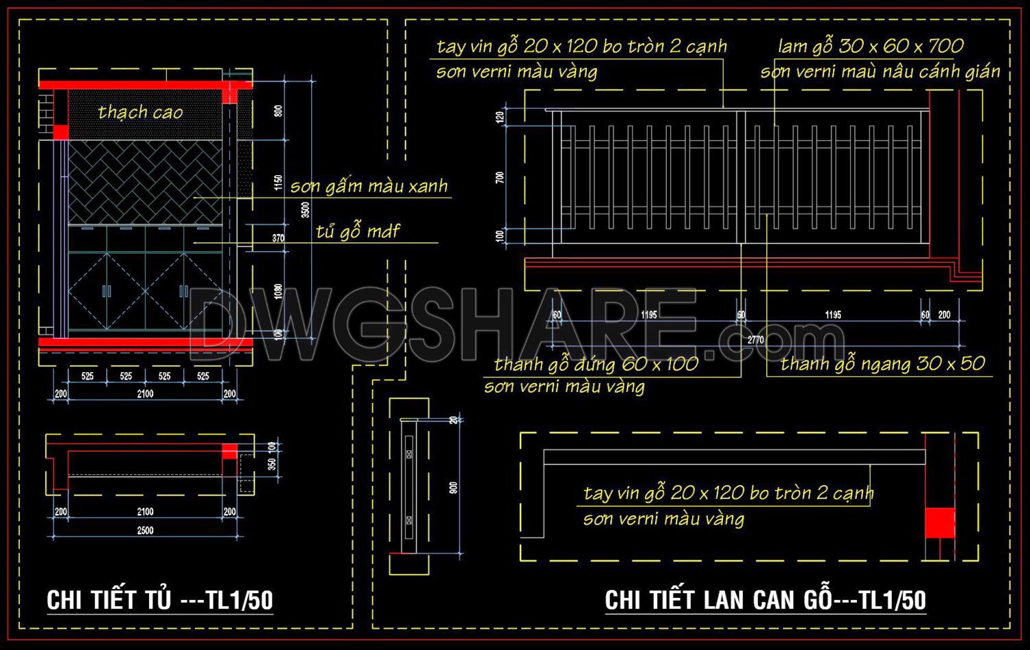 301. Detailed architectural CAD drawings of the facade, balcony ...