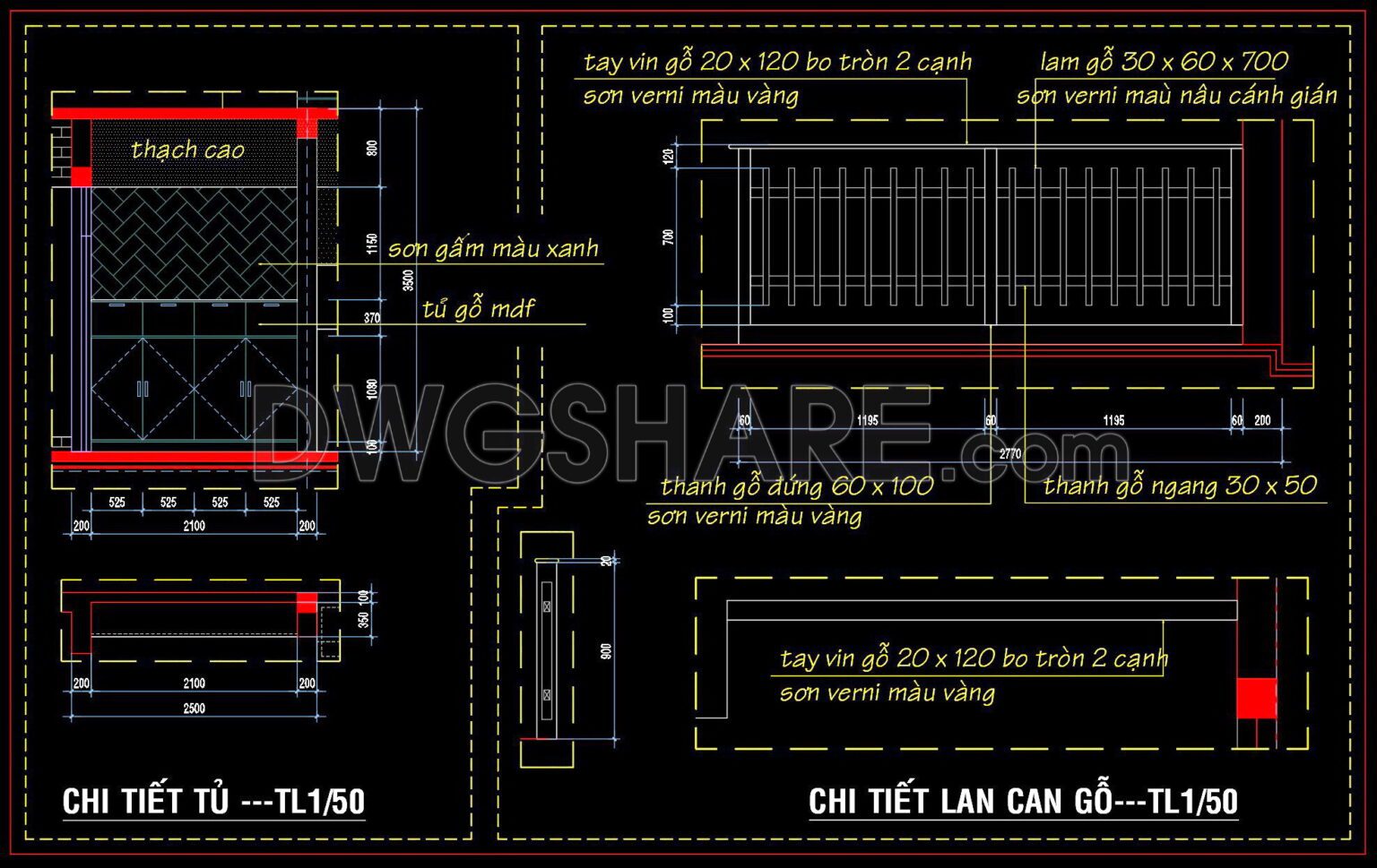 301. Detailed architectural CAD drawings of the facade, balcony ...
