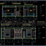 303. Detailed architectural CAD drawings of vertical facade wall ...