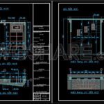 304. Detailed architectural CAD drawings of the balcony, railing, and ...