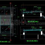 305. Detailed architectural CAD drawings of the facade townhouse - Free ...