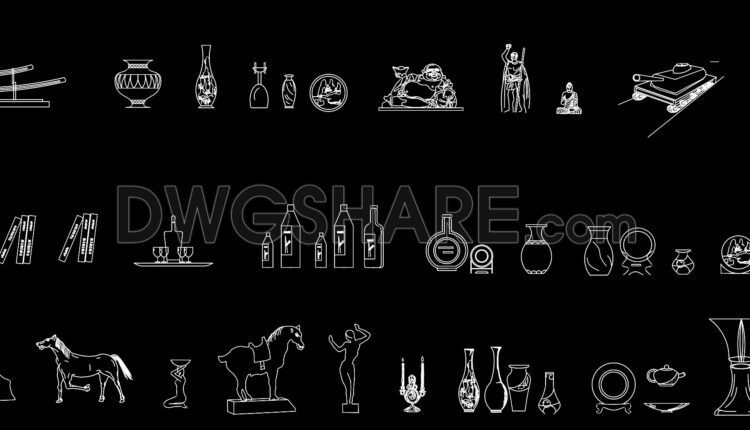 305. Free download decoration CAD blocks - Free Cad Blocks, download ...