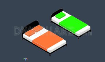 78.Flag Pole Elevation and Sections Details Autocad file