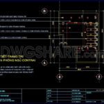 313. Detailed architectural CAD drawings of vertical facade wall ...