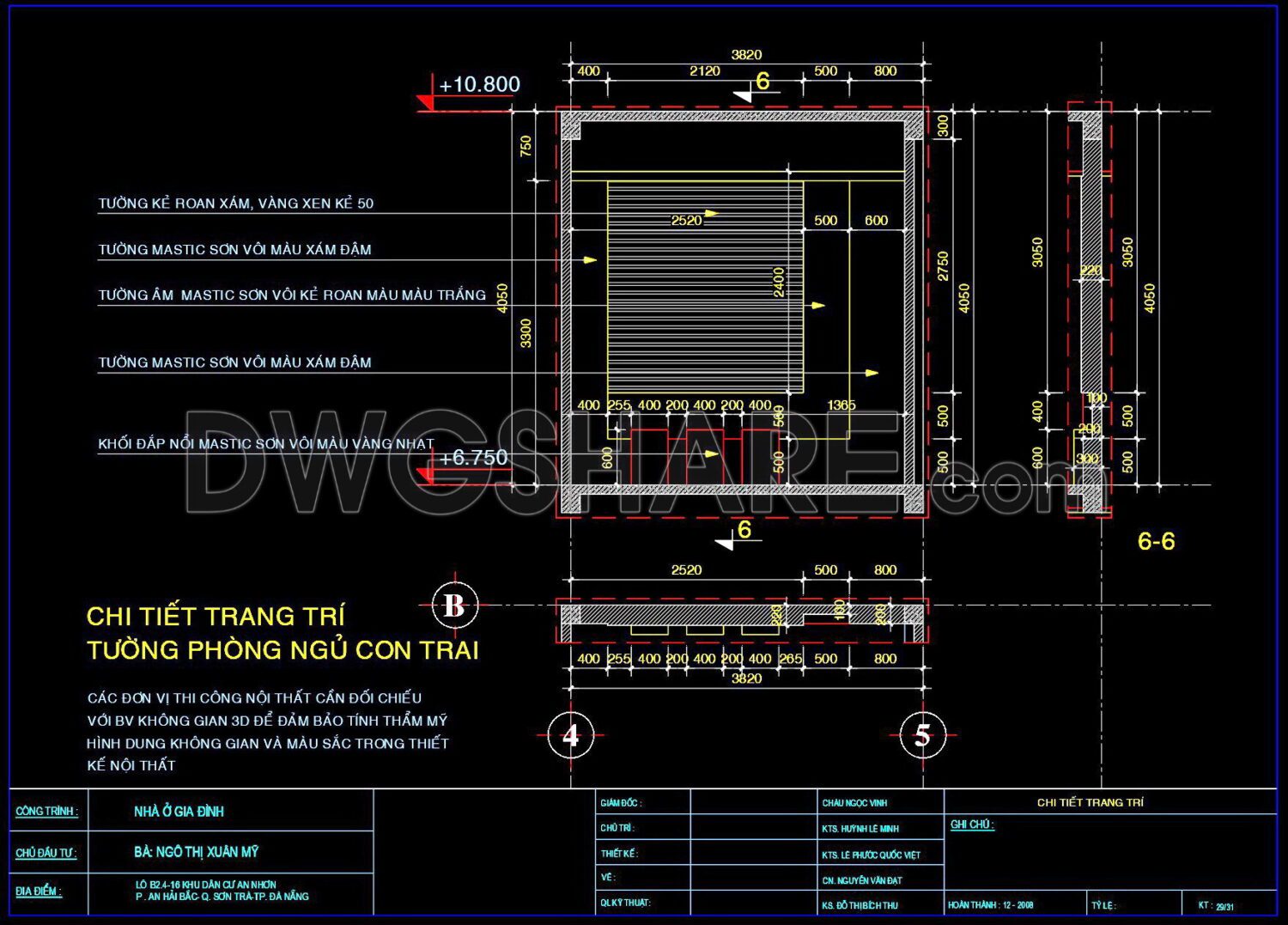 313. Detailed architectural CAD drawings of vertical facade wall ...
