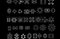 156.Flooring Tiles Layout Plan Free AutoCAD drawings