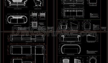 10.Gas cooker, Induction cooker, Kitchen hood AutoCAD blocks free download