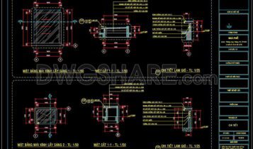 631. Free Download Essential Core Wall Framing Details CAD Template (DWG)
