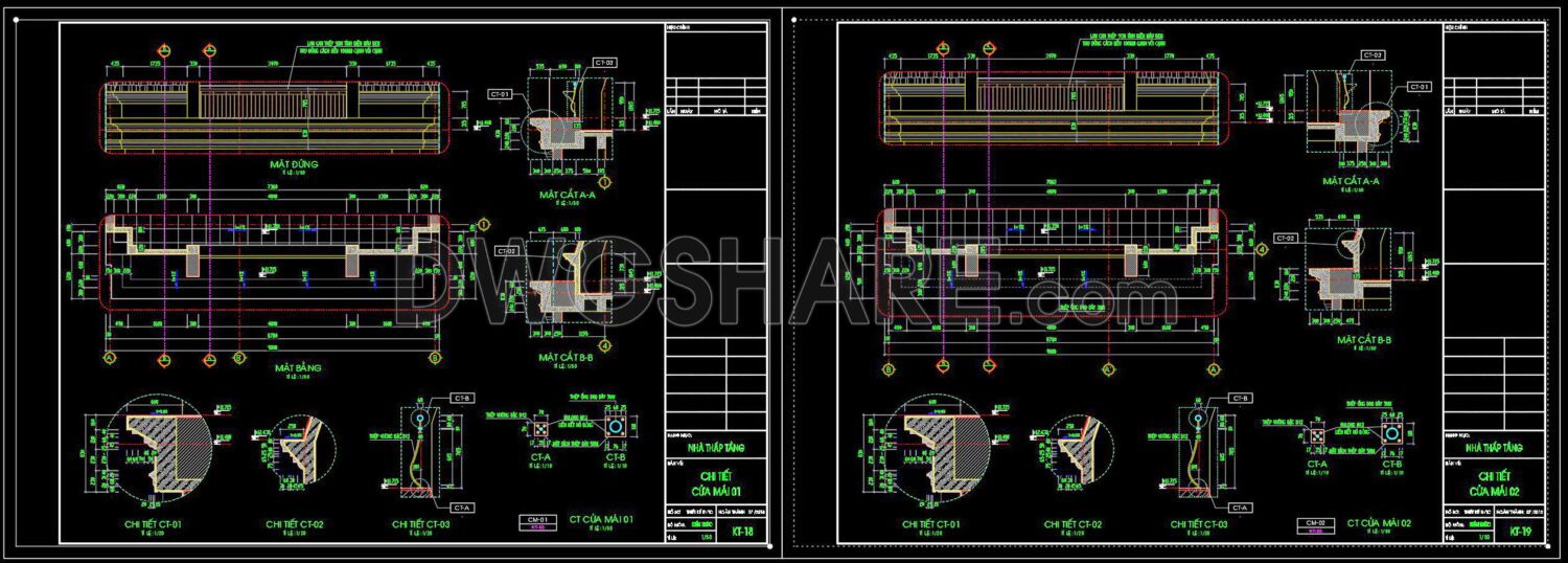 325. Architectural CAD Detail Drawings of the Basement Ramp, Staircase ...