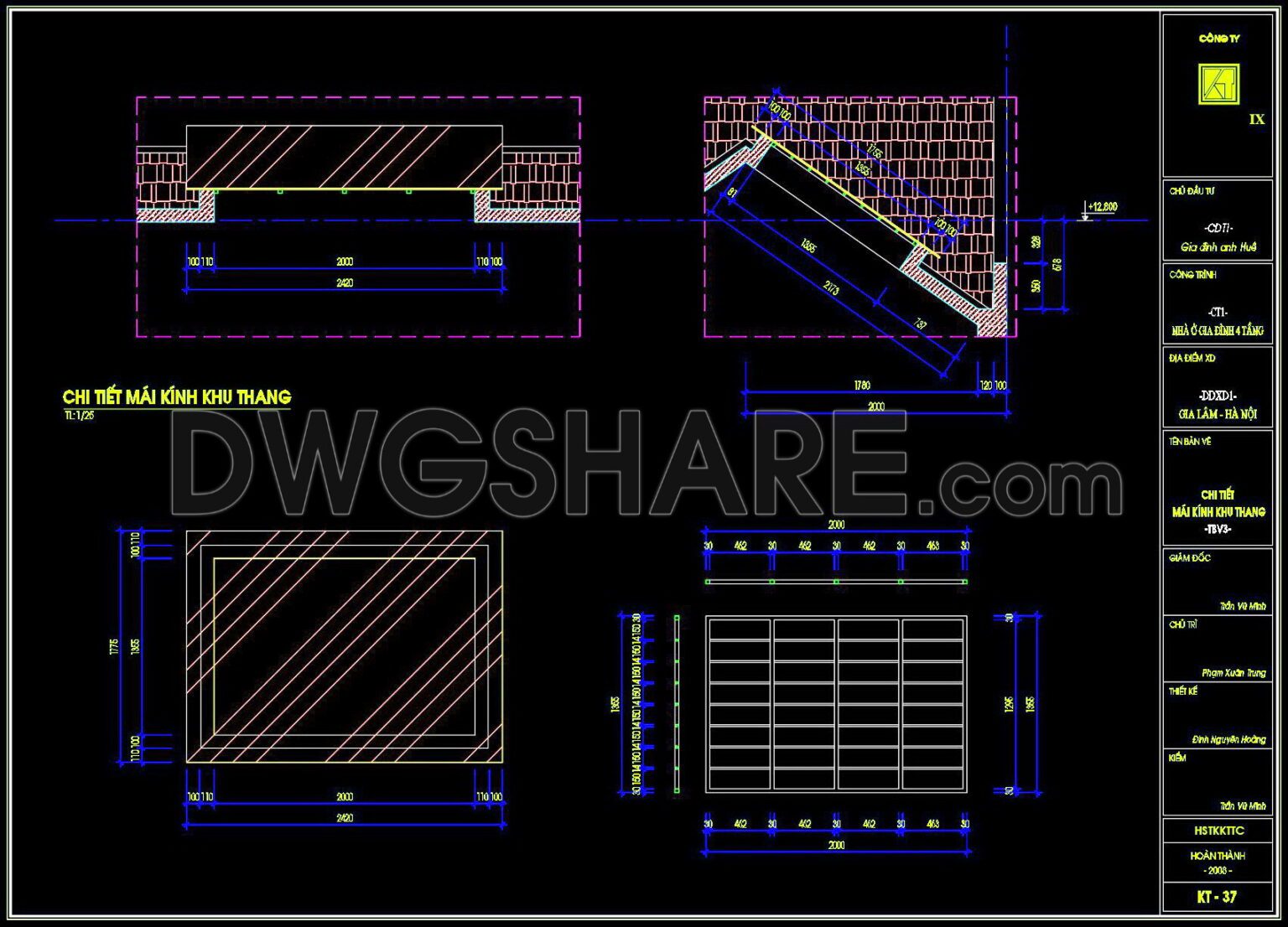 327. Detailed architectural CAD drawings of the balcony, railing, and ...