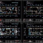 334. CAD design drawings for a 3-story townhouse with dimensions of 6 ...