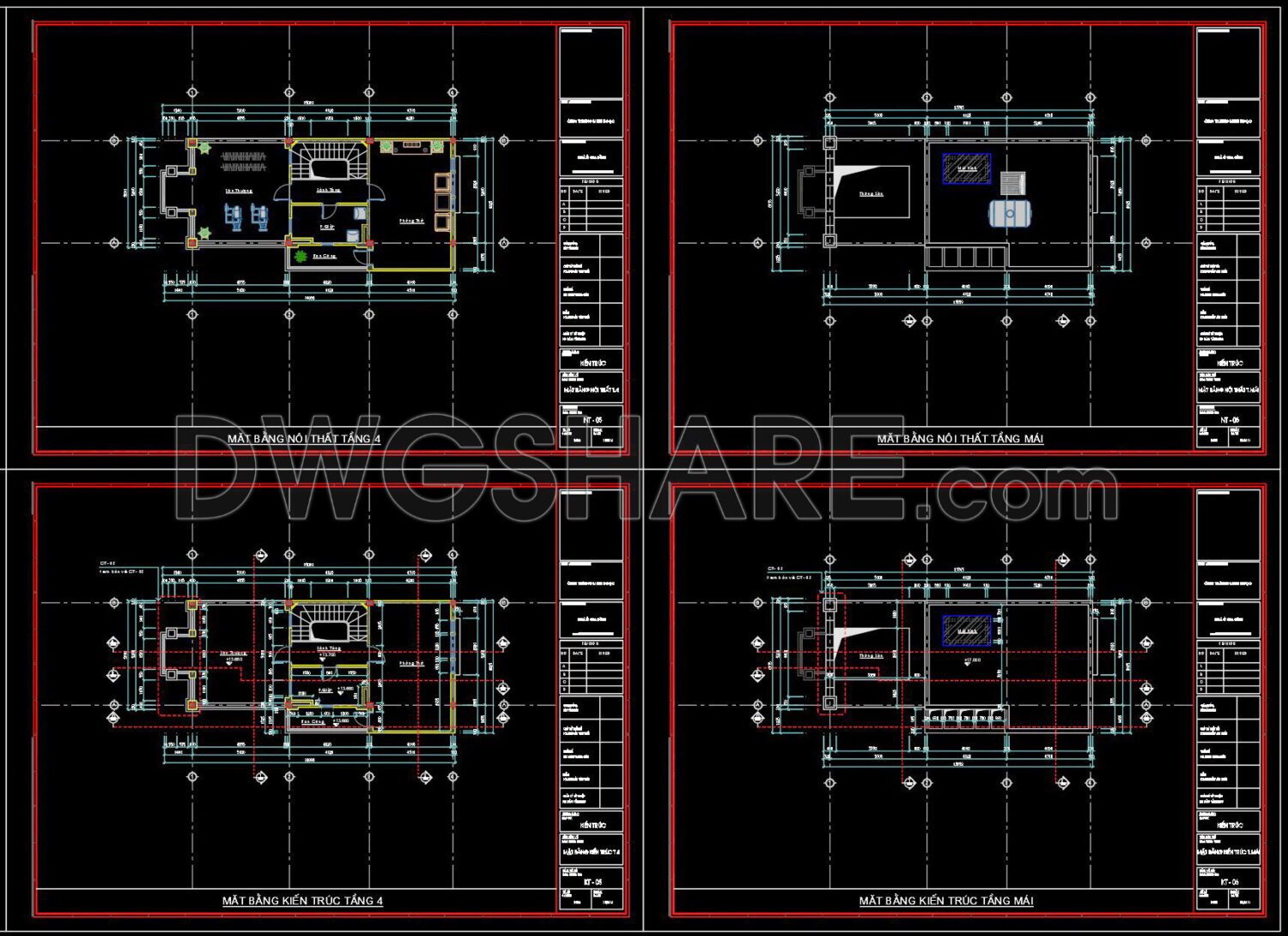 336. CAD design drawings for a 5-story townhouse with dimensions of 7 ...