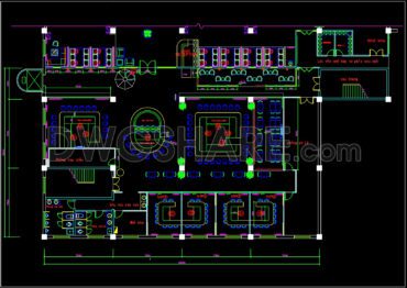 34. Download CAD Floor Plan Drawings of the Functional Layout for a ...