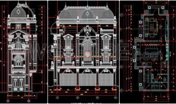 283. Free download the luxurious Italian Minotti sofa CAD block library