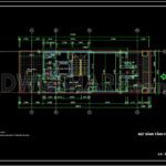 353. CAD design drawings for a 4-story townhouse with dimensions of 5m ...