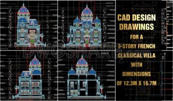 22.A set of trees and shrubs color top view AutoCAD blocks