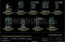 20. Free Download of Wedding Dress and Floral Decoration CAD Blocks