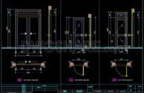 334. Download CAD blocks of various kitchen island floor plans