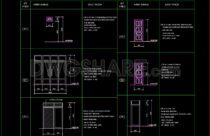 24.Autocad Mortise and tenon detail Blocks free download