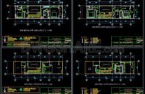 89.Detailed Drawings Of Modular Kitchen In Autocad File