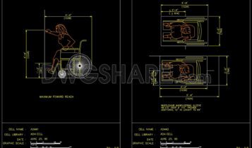Disabled people Archives - Free Cad Blocks, download DWG models for ...