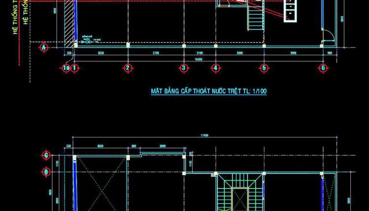 101. CAD drawings detailing the design of water supply and drainage ...