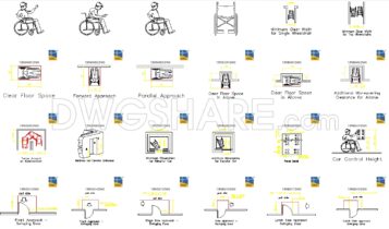 Disabled people Archives - Free Cad Blocks, download DWG models for ...