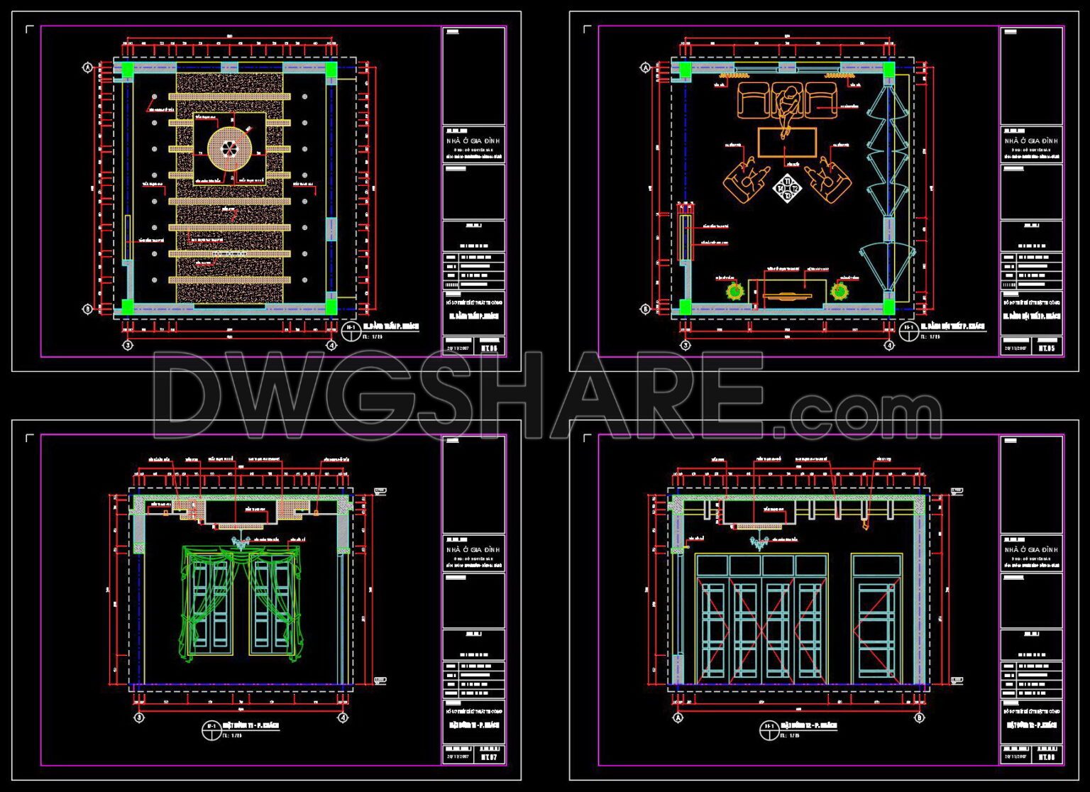 12. House Design Drawings of Interior Design For Download