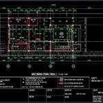 124. Detailed CAD drawings for the ceiling layout design of a 3-story ...