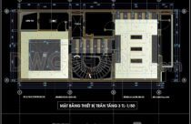 University Center Layout Plan and Elevation AutoCAD File DWG