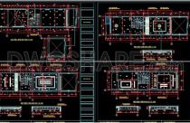 334. Download CAD blocks of various kitchen island floor plans