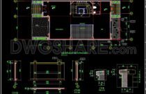 602. Free Download CAD File – Atrium Roof Grid Structure Details