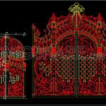 158. CAD drawings detailing gates available for download (1) - Free Cad ...