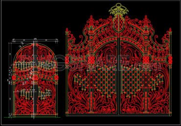 158. CAD drawings detailing gates available for download