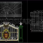 159. CAD drawings detailing gates available for download (2) - Free Cad ...