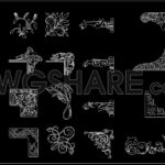 173. Free CAD Blocks Decorative Corners Design Elements - Free Cad ...