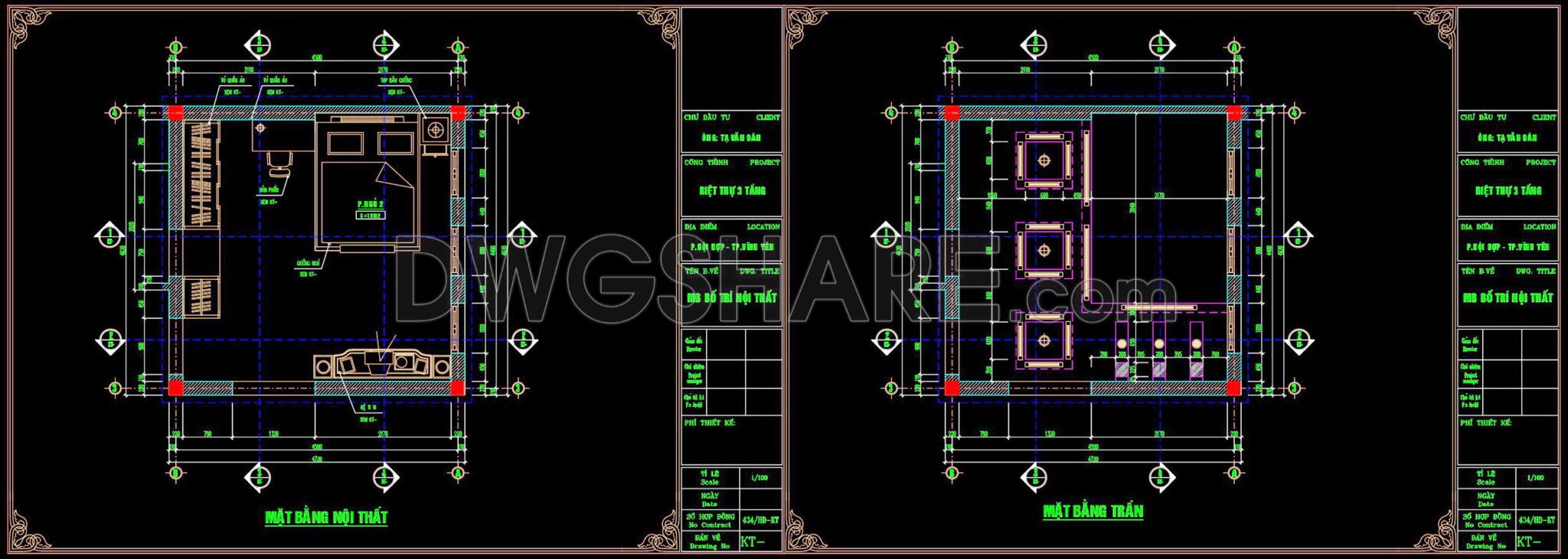 19. Download detailed CAD drawings of interior wall elevations for the ...
