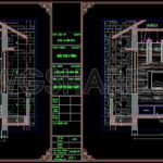 19. Download detailed CAD drawings of interior wall elevations for the ...