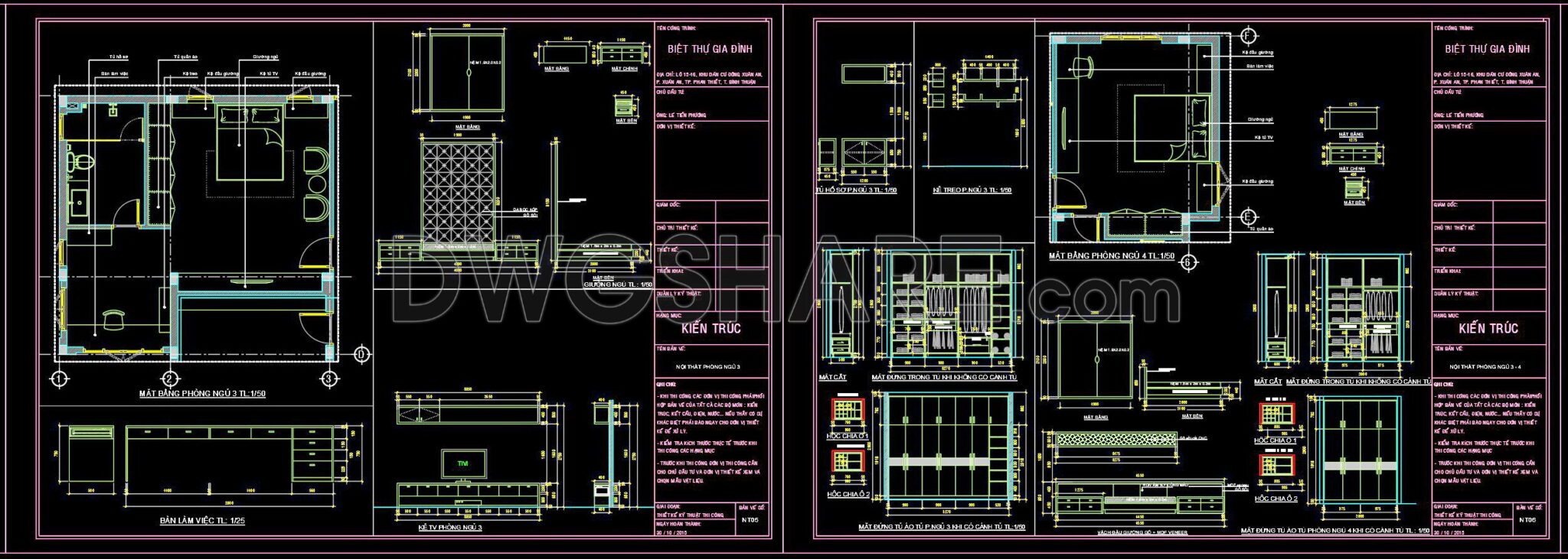 20. CAD construction drawings for the interior of the living room ...