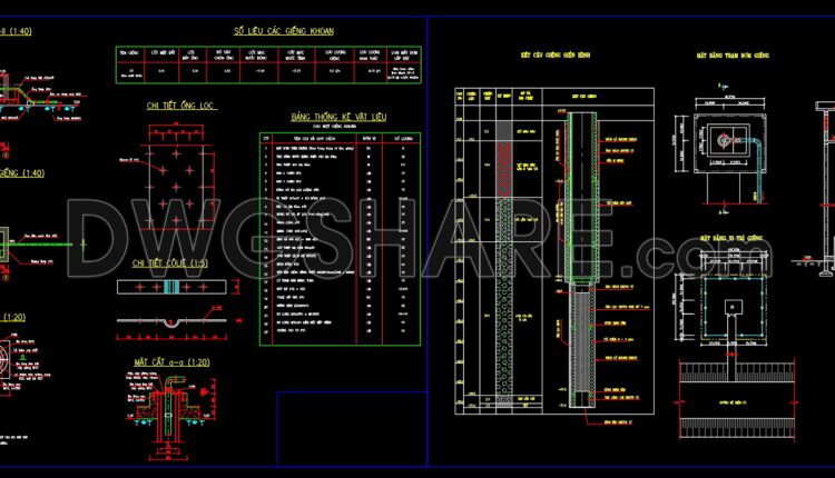 219. Download free CAD technical and structural drawings of well pump ...