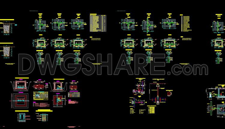220. Download free CAD technical drawings of Electrical and Water ...