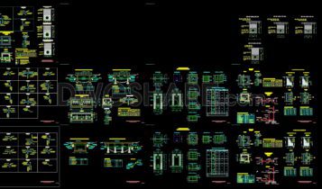 11.Printers AutoCAD blocks free download