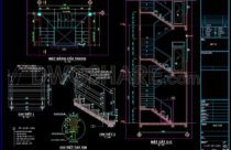 376. Free Download detailed CAD drawings of townhouse stairs