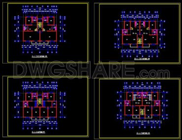 228. Functional layout plans of apartments ranging from 130m2 to 200m2