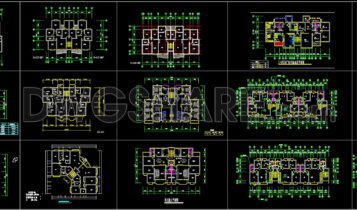 141. Residential Complex Master Plan CAD - Free Download