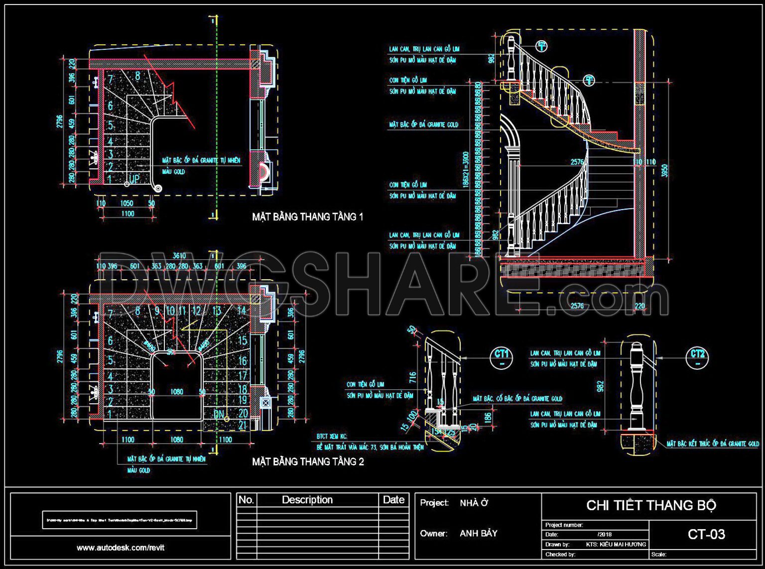 231. Download detailed CAD drawings of townhouse stairs