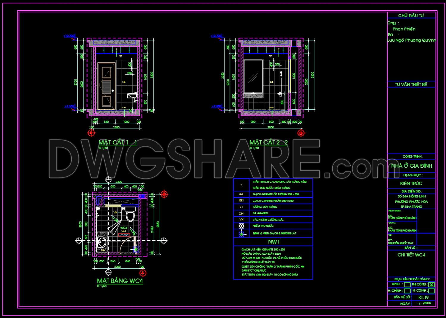 233. Free download of CAD technical drawings for the construction of ...