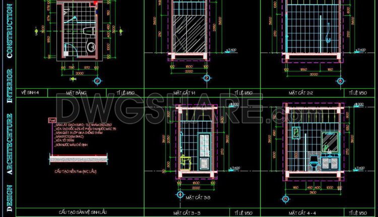 234. Free download of CAD technical drawings for the construction of ...