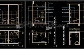 76.Typical Dry Gully Trap Details CAD Drawing DWG